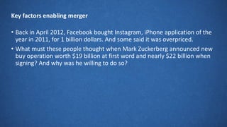Case study (merger and acquisition) | PPTX