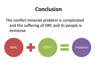 the role of MNC in Republic of congo | PPTX