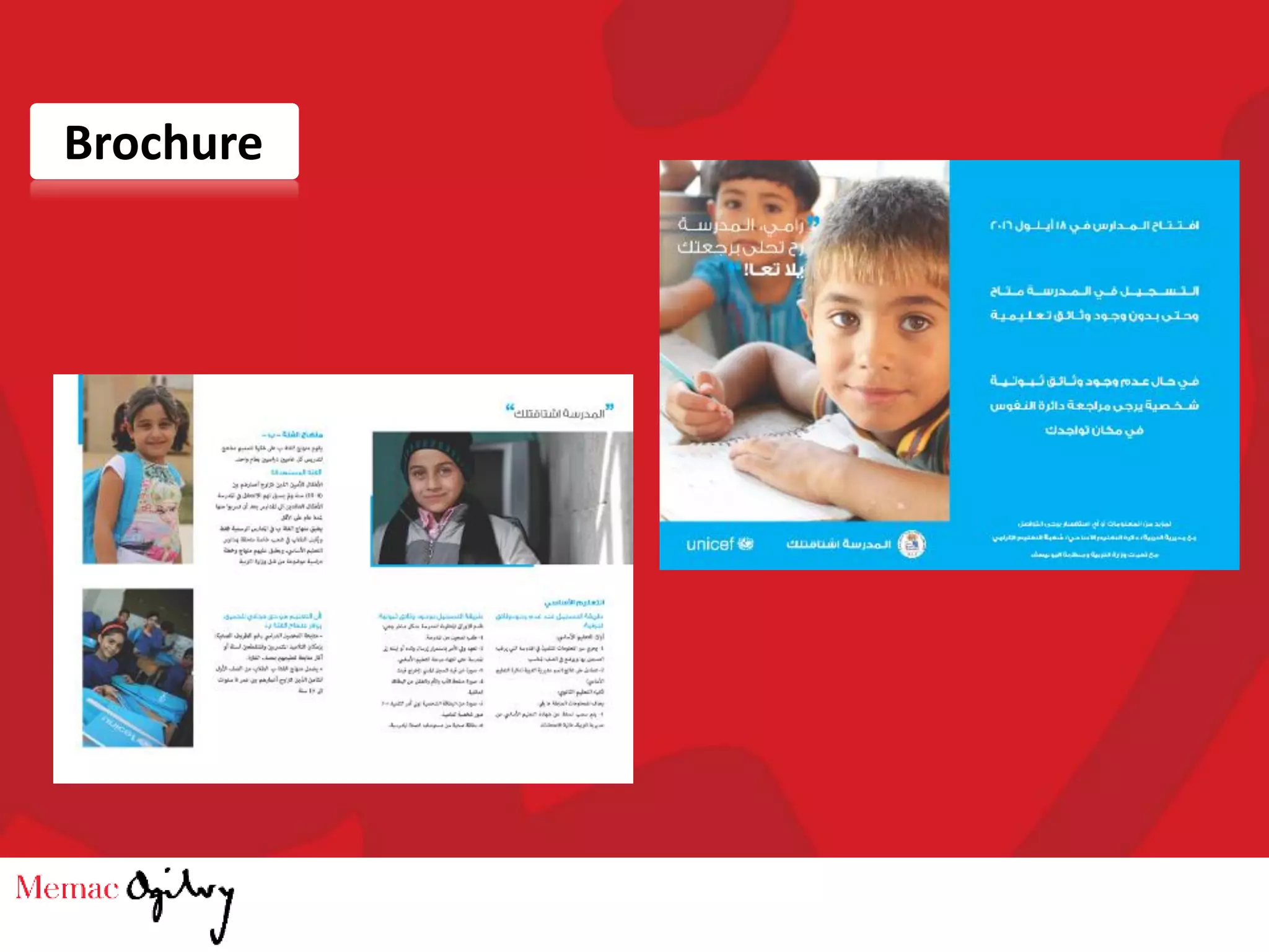 Unicef communication campaign - Syria 2016 - Back to Learning | PPT