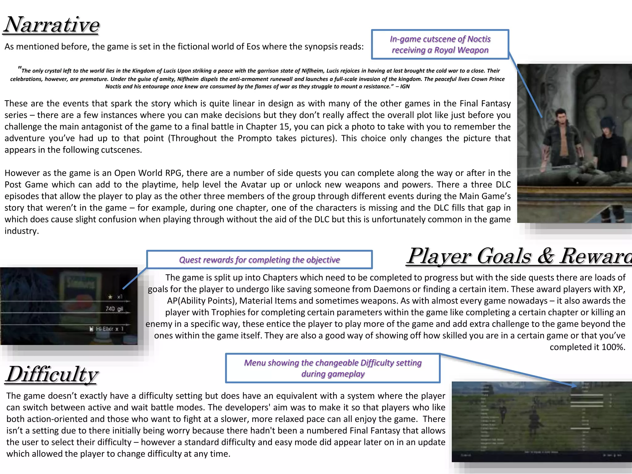 Case study: Final Fantasy XV | PPTX