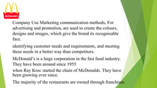 A McDonald’s Restaurants case study | PPTX