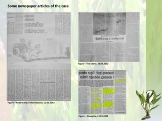 Kekatiya case, bio piracy of Sri Lanka’s biodiversity | PPT