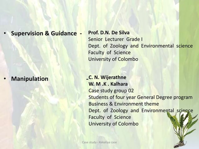 Kekatiya case, bio piracy of Sri Lanka’s biodiversity | PPT