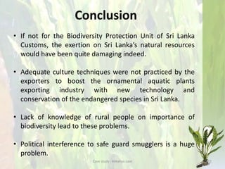 Kekatiya case, bio piracy of Sri Lanka’s biodiversity | PPT