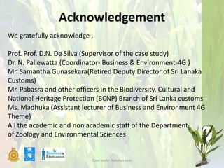 Kekatiya case, bio piracy of Sri Lanka’s biodiversity | PPT