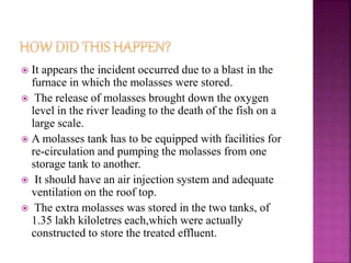 Case study on molasses spill in Punjab | PPTX