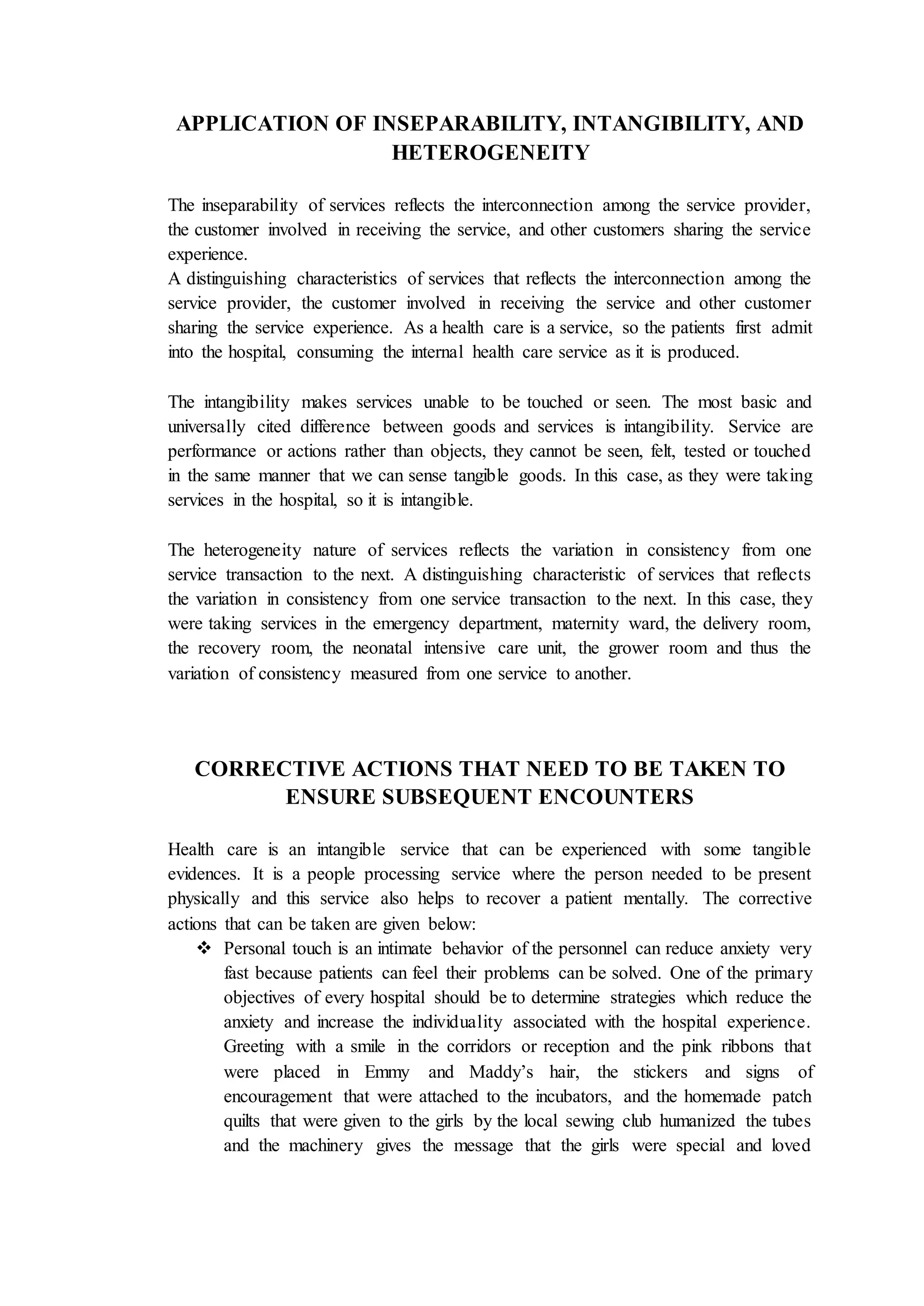 EMMY'S & MADDY'S FIRST SERVICE ENCOUNTER | DOCX