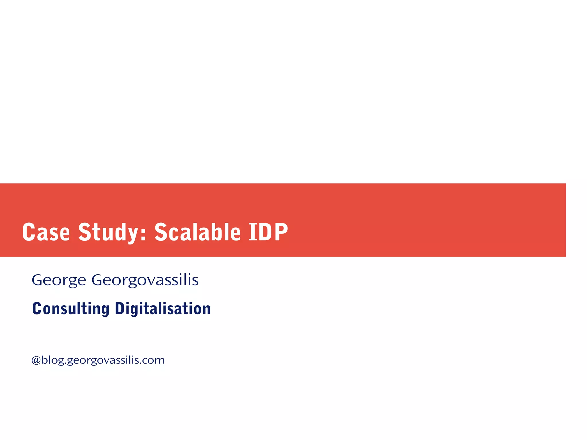 Case study: IDP | PPT
