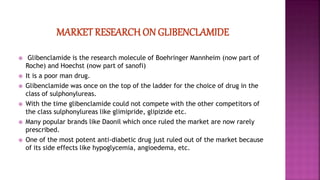 Case study on Glibenclamide | PPTX