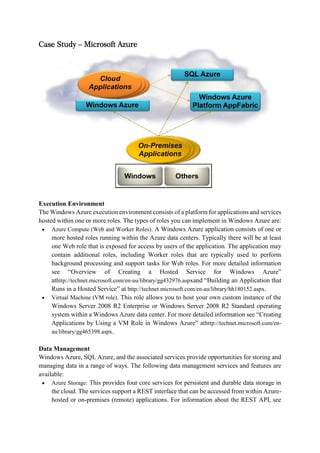 Case study on Cloud Platforms | PDF