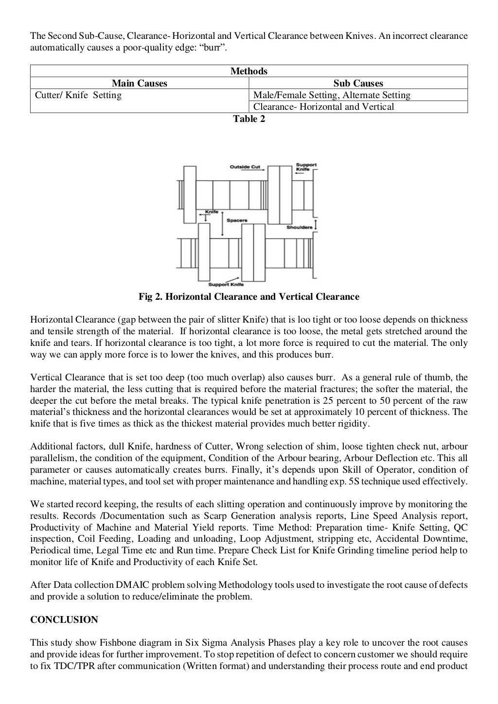 Case study - Slitting line Defect (Burr) Using Cause and Effect Diagram ...