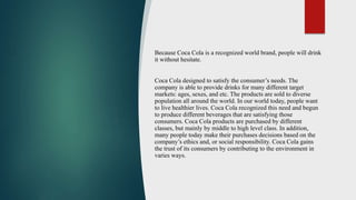 Case study on a coca-cola | PPTX