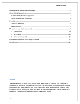 Case study for software architect | PDF
