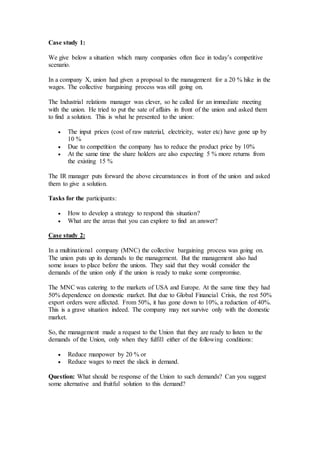 Case study | DOC | Human Resources | Business