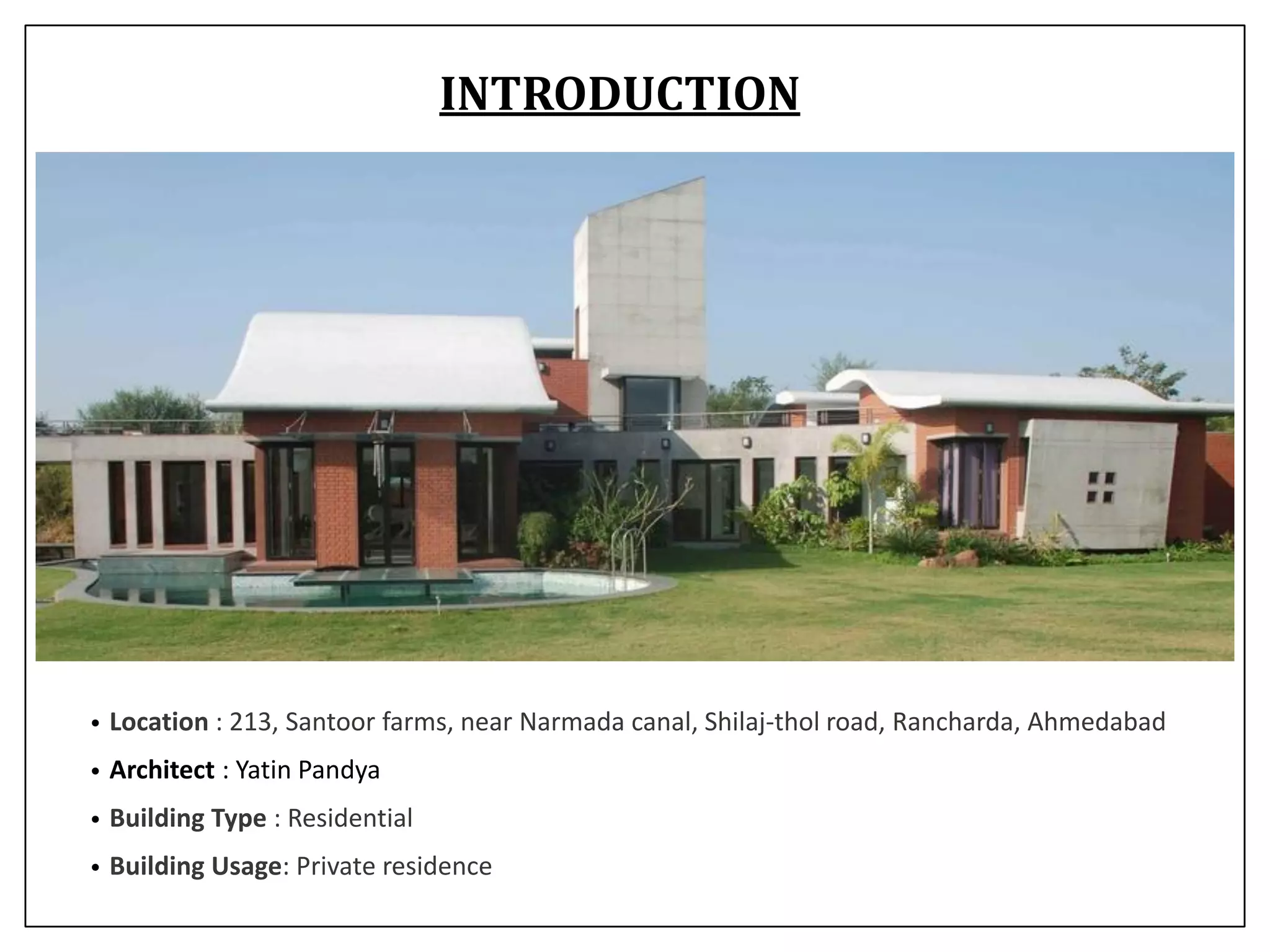 Case Study of Shukla Villa | PDF