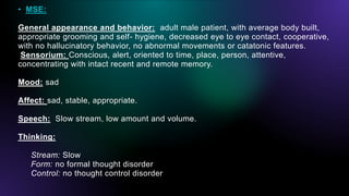 Major Depressive Disorder (MDD) | PPTX