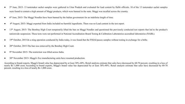 CASE STUDY.pptx | Recalls | Consumer Issues