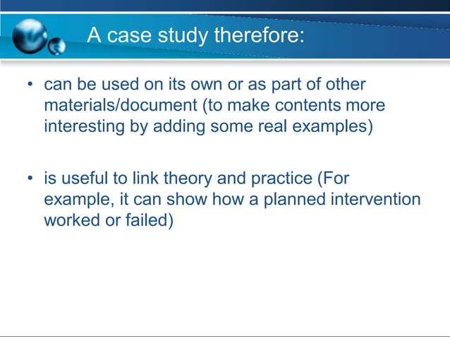 Case Studys and lesson of how to do case | PDF