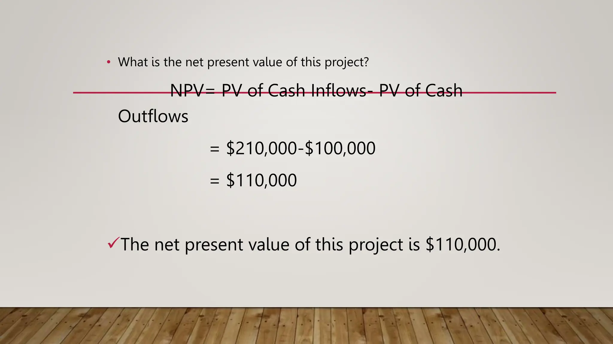case study in corporate finance npv irr arr | PPTX