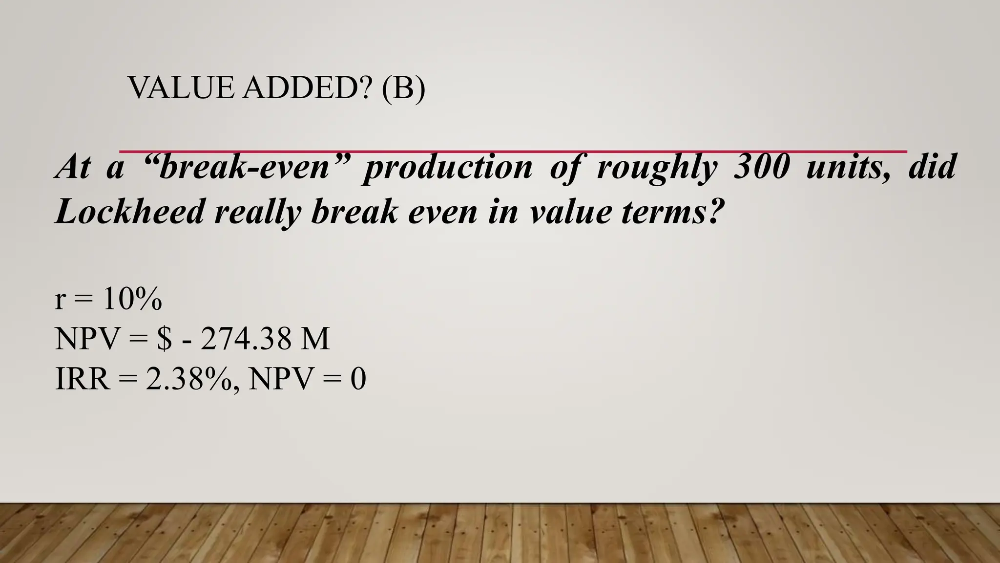 case study in corporate finance npv irr arr | PPTX