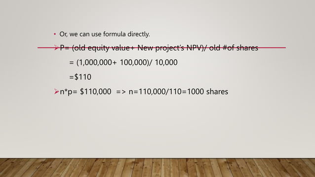 case study in corporate finance npv irr arr | PPTX | Business ...