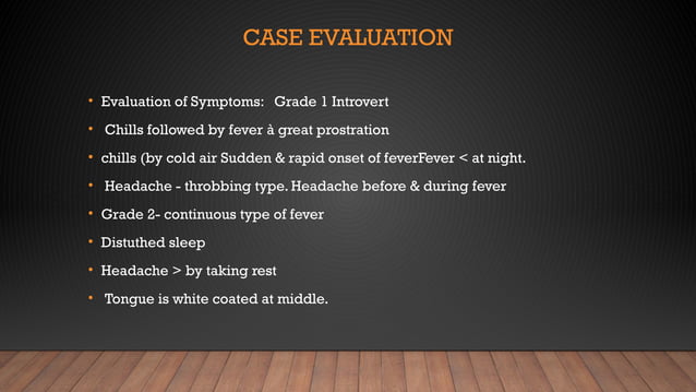CASE STUDY. of a patient format for presentation for the example how to ...