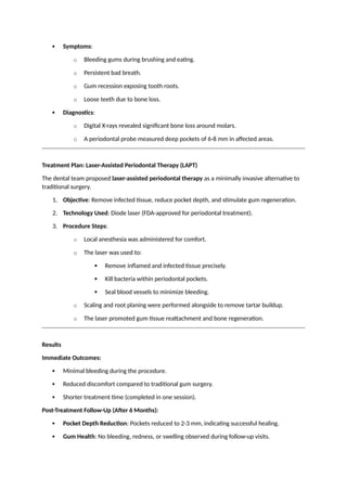 Laser Dentistry Case Study by Uru Dental | PDF