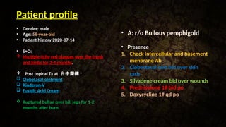 Case Study of syphilis in patient comes to | PPTX