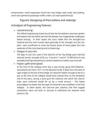 Tay bridge disaster : A historical design failur | DOCX