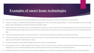 Comprehensive Overview of IoT Smart Home Applications and Technologies ...