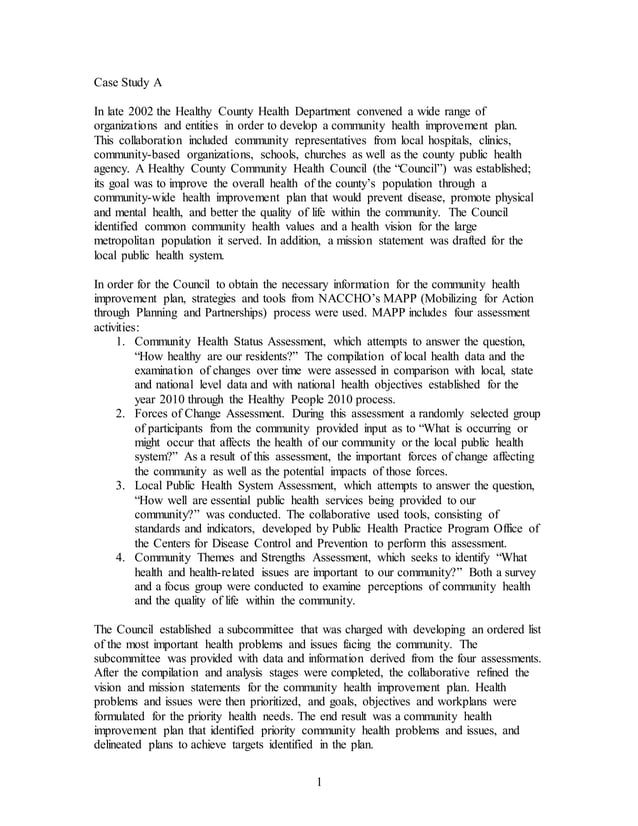 Performance Management Case study A | PDF