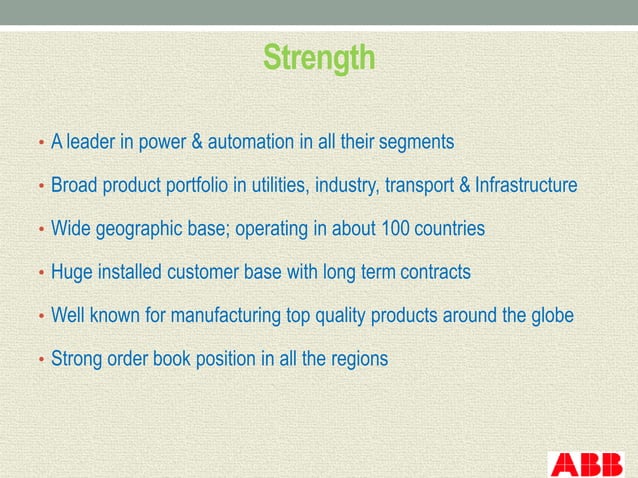 Case study abb mission and vision | PPTX