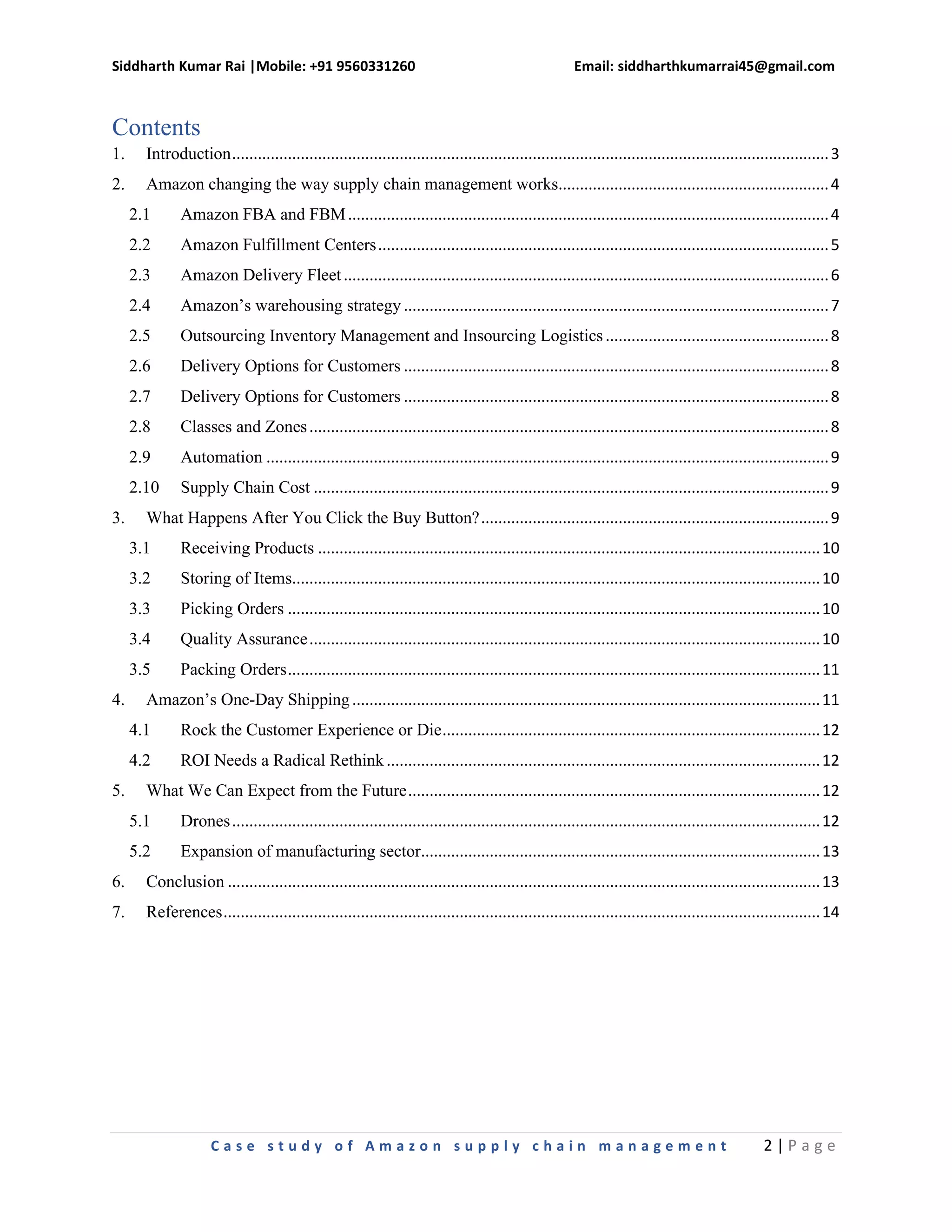 Case Study- A case study of Amazon on its supply chain management.pdf