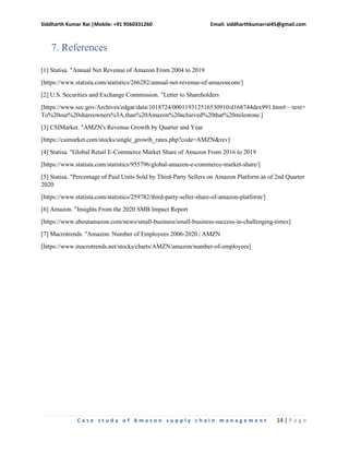 Case Study- A case study of Amazon on its supply chain management.pdf