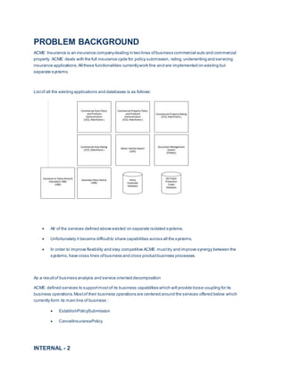 Case study Acme Insurance | DOCX