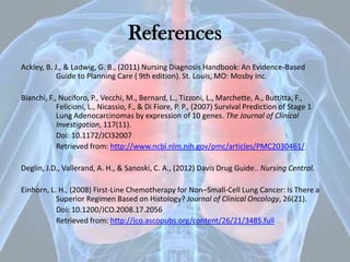 Case study adenocarcinoma of the lung | PPTX