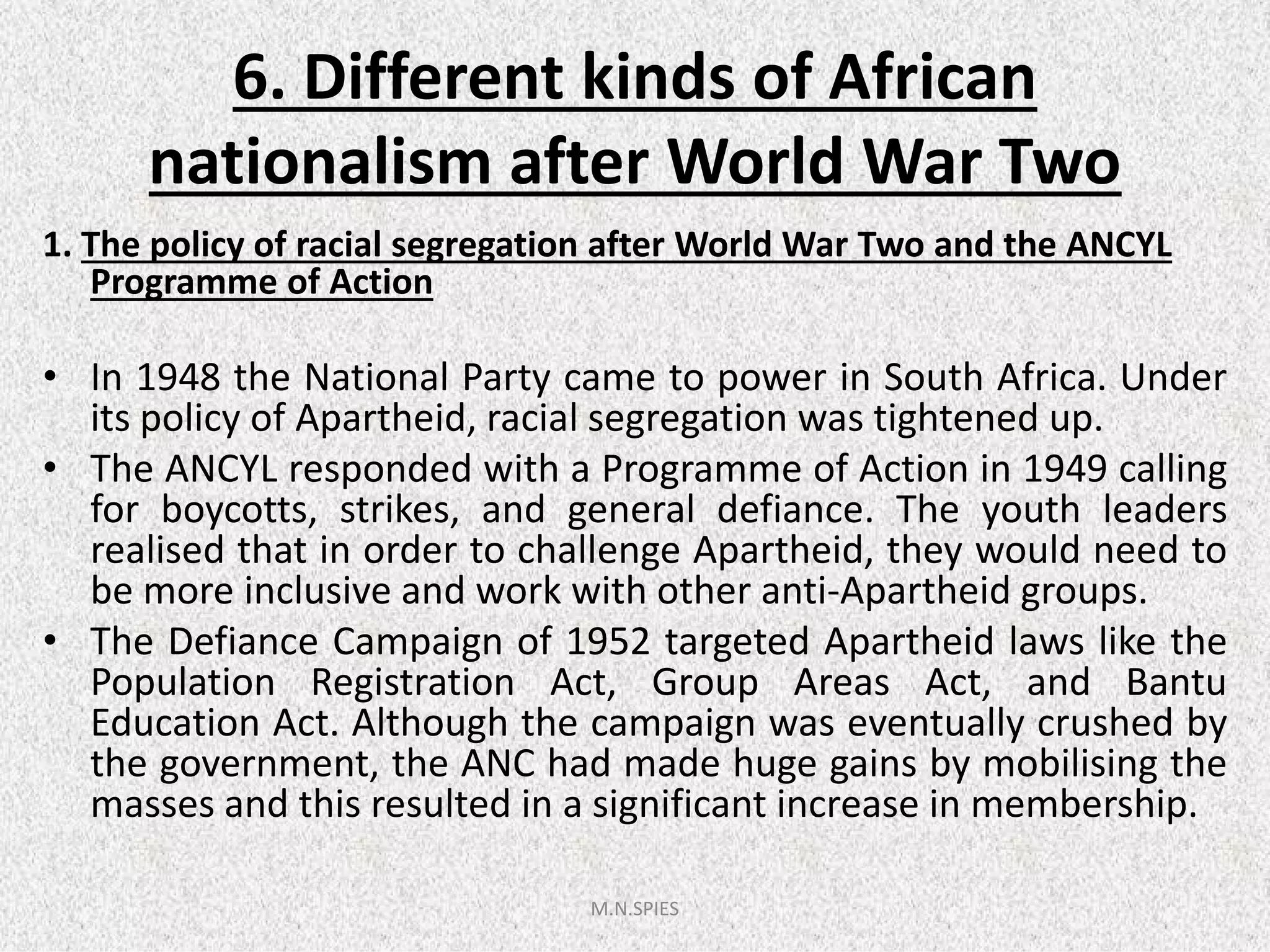 Case study African nationalism | PDF