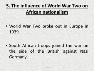 Case study African nationalism | PDF