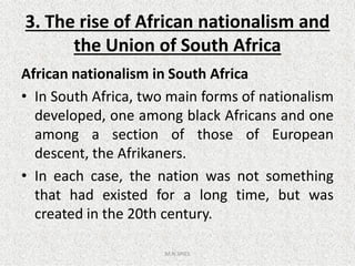 Case study African nationalism | PDF