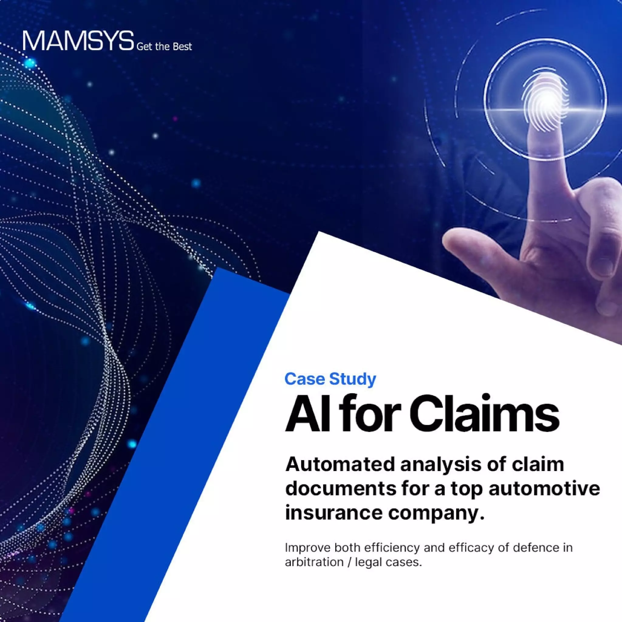 Mamsys Case study on AI for Claims | PDF
