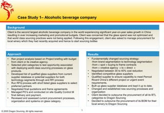 Case study alcoholic beverage company | PPT