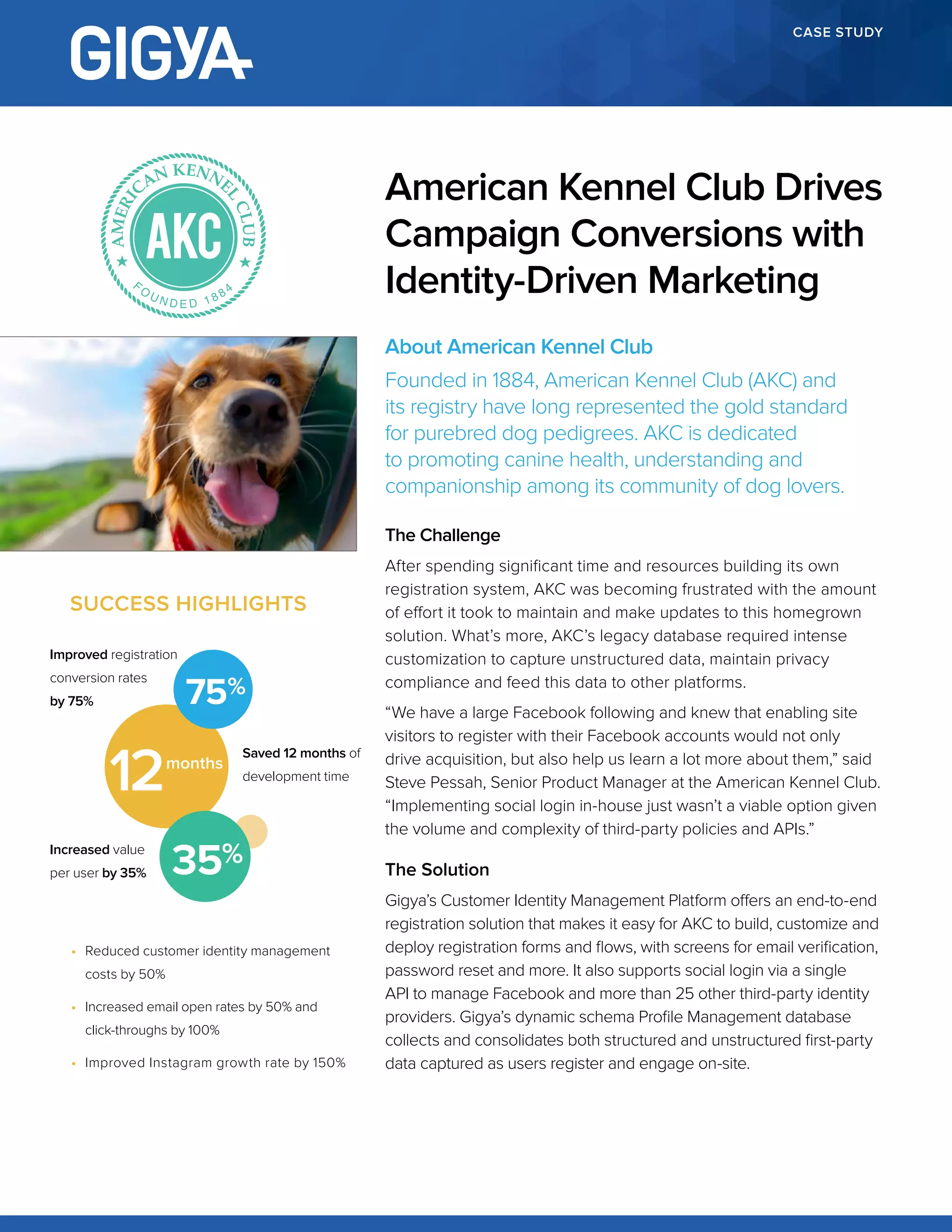 Case study - American Kennel Club | PDF
