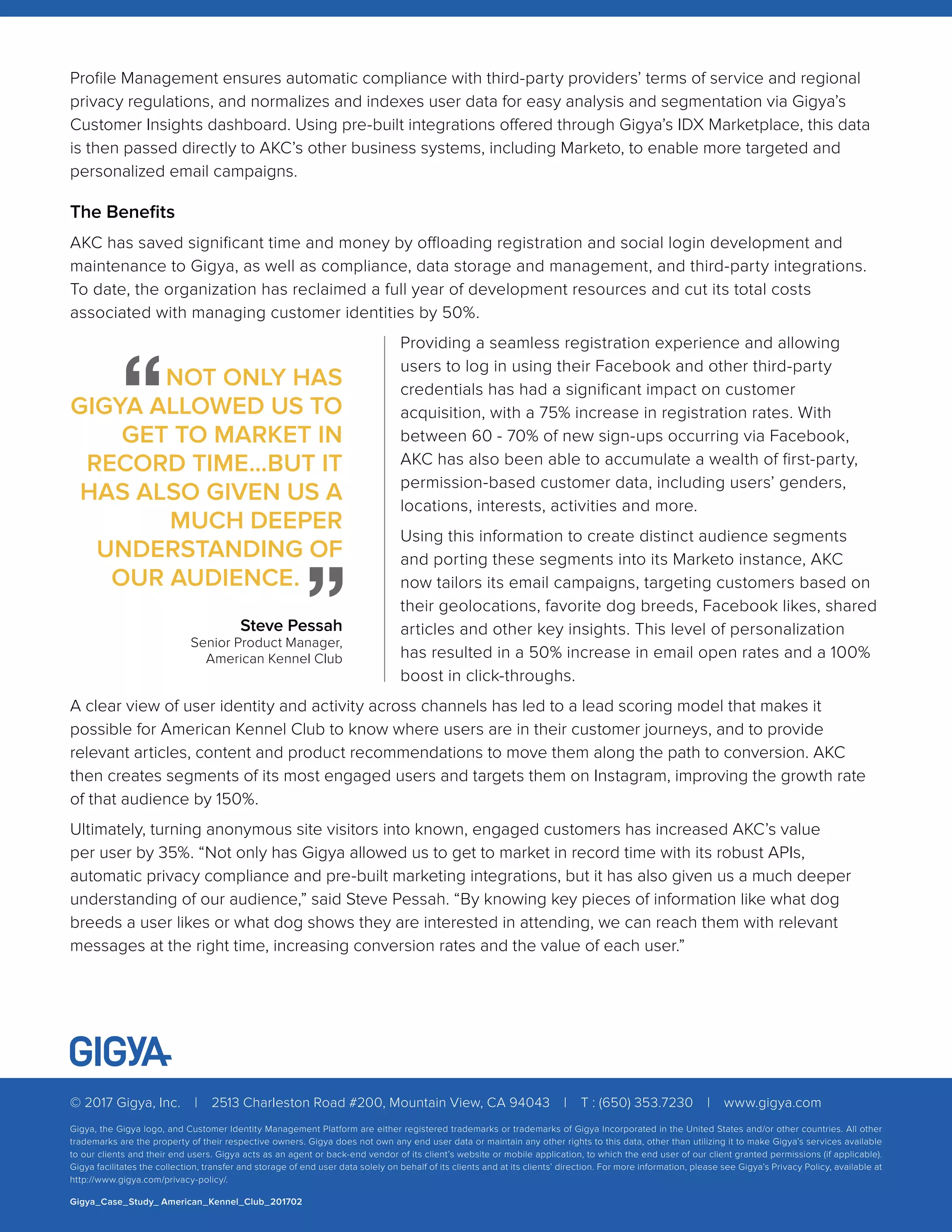 Case study - American Kennel Club | PDF