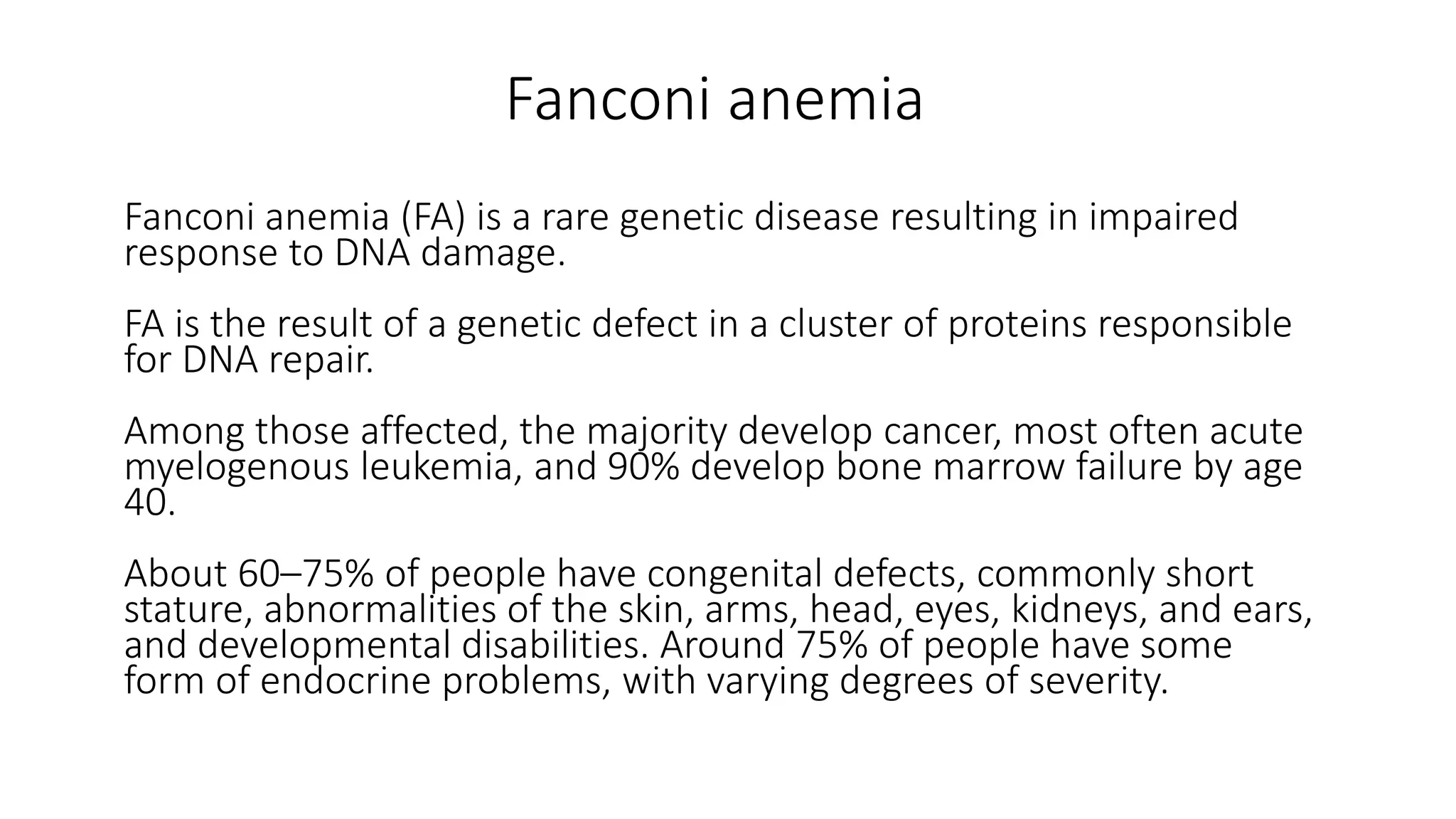 Case Study - Aplastic Anemia | PPTX
