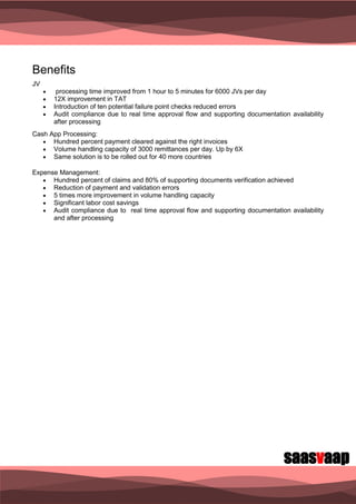 Case study banking- f&a operations | PDF