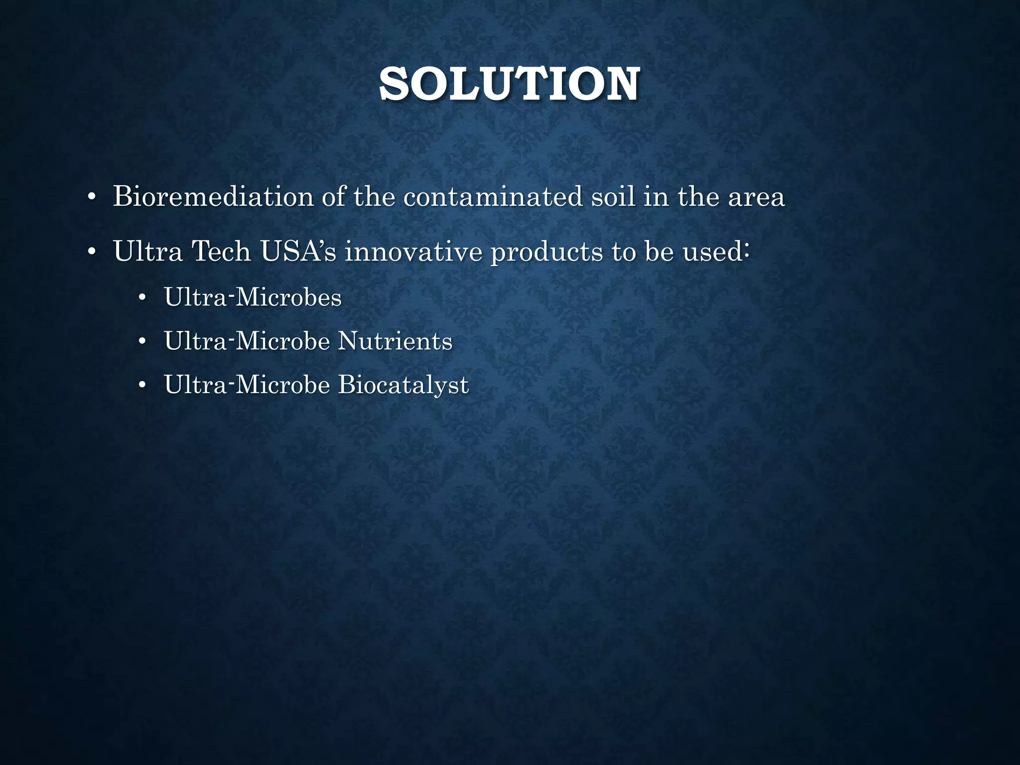 Case study - Bio-remediation Project | PPSX