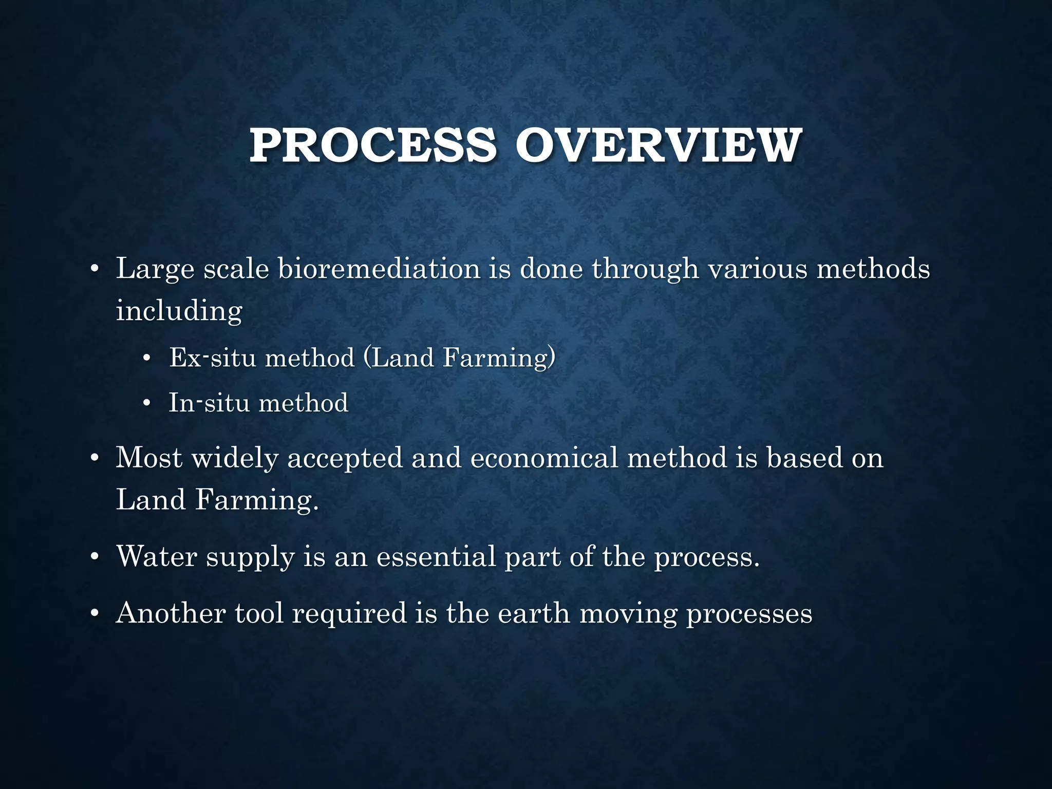 Case study - Bio-remediation Project | PPSX