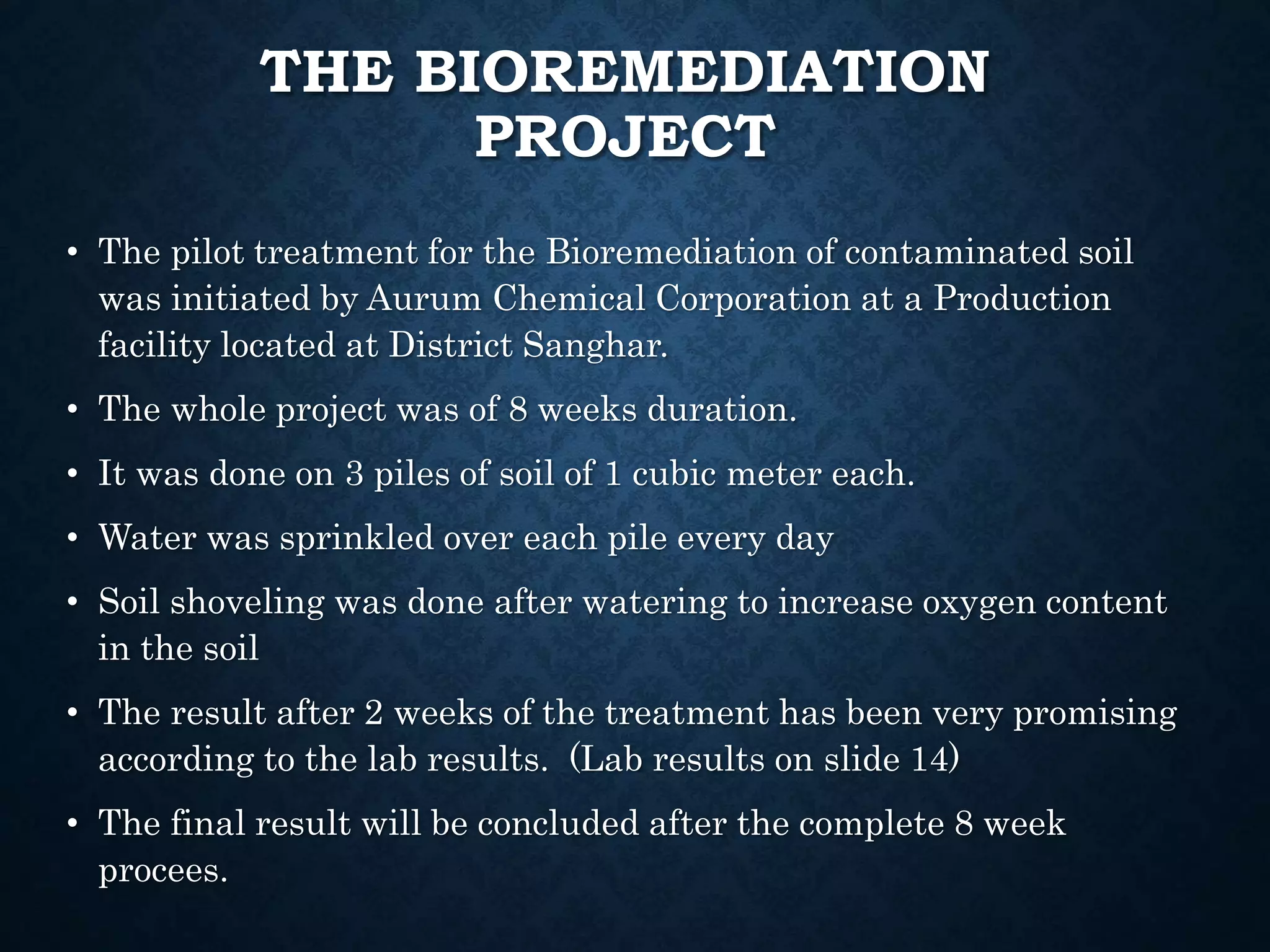 Case study - Bio-remediation Project | PPSX