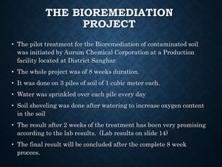 Case study - Bio-remediation Project | PPSX