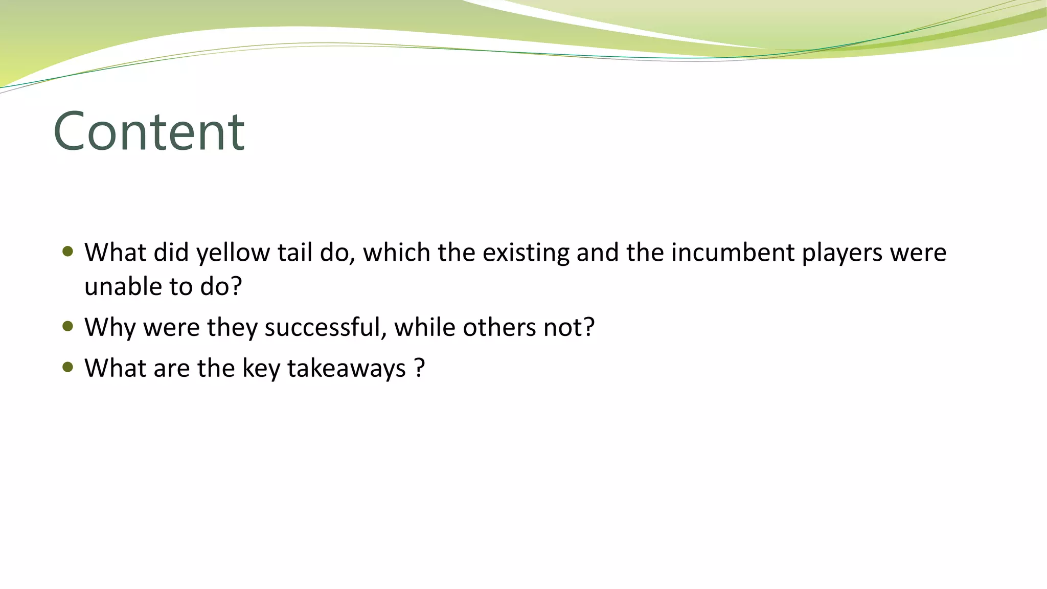 Case study Blue ocean | PPT